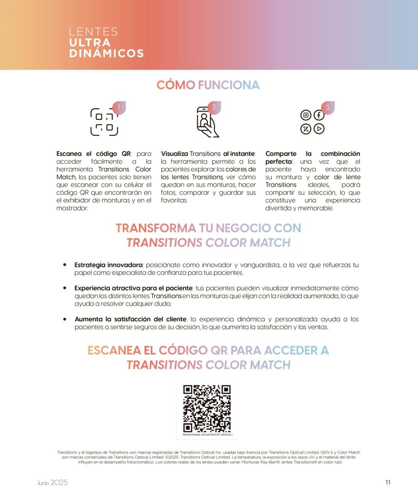 Descubre la combinación perfecta de montura y lentes Transitions con ...